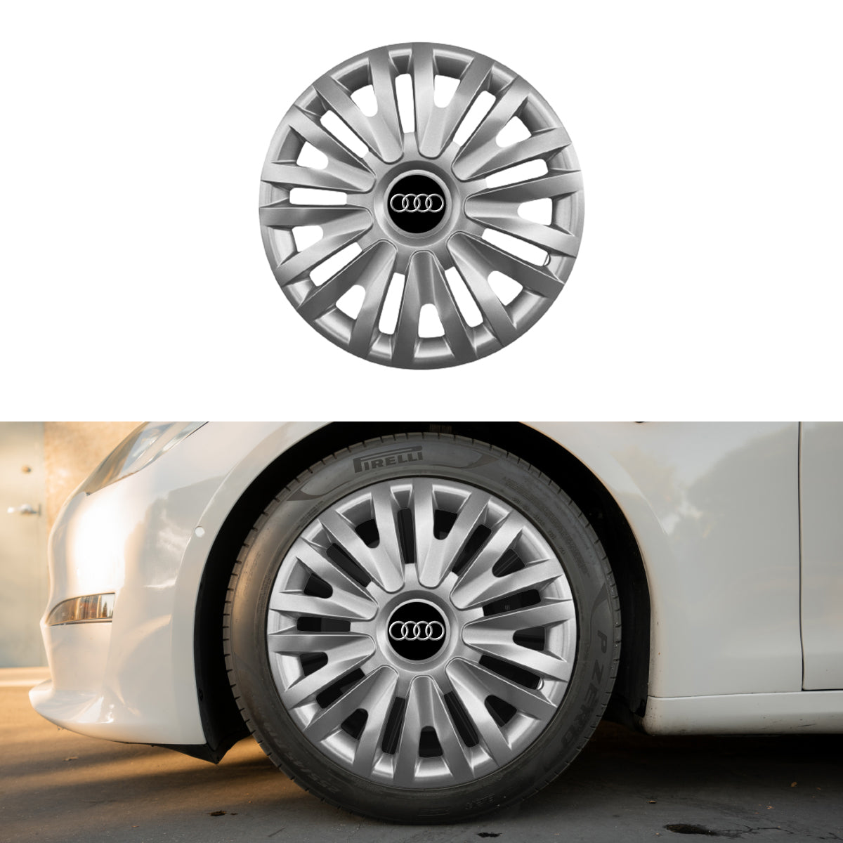 Set 4 capace roti potrivite jantelor de 14 inch compatibile AUDI A1,A2 ...