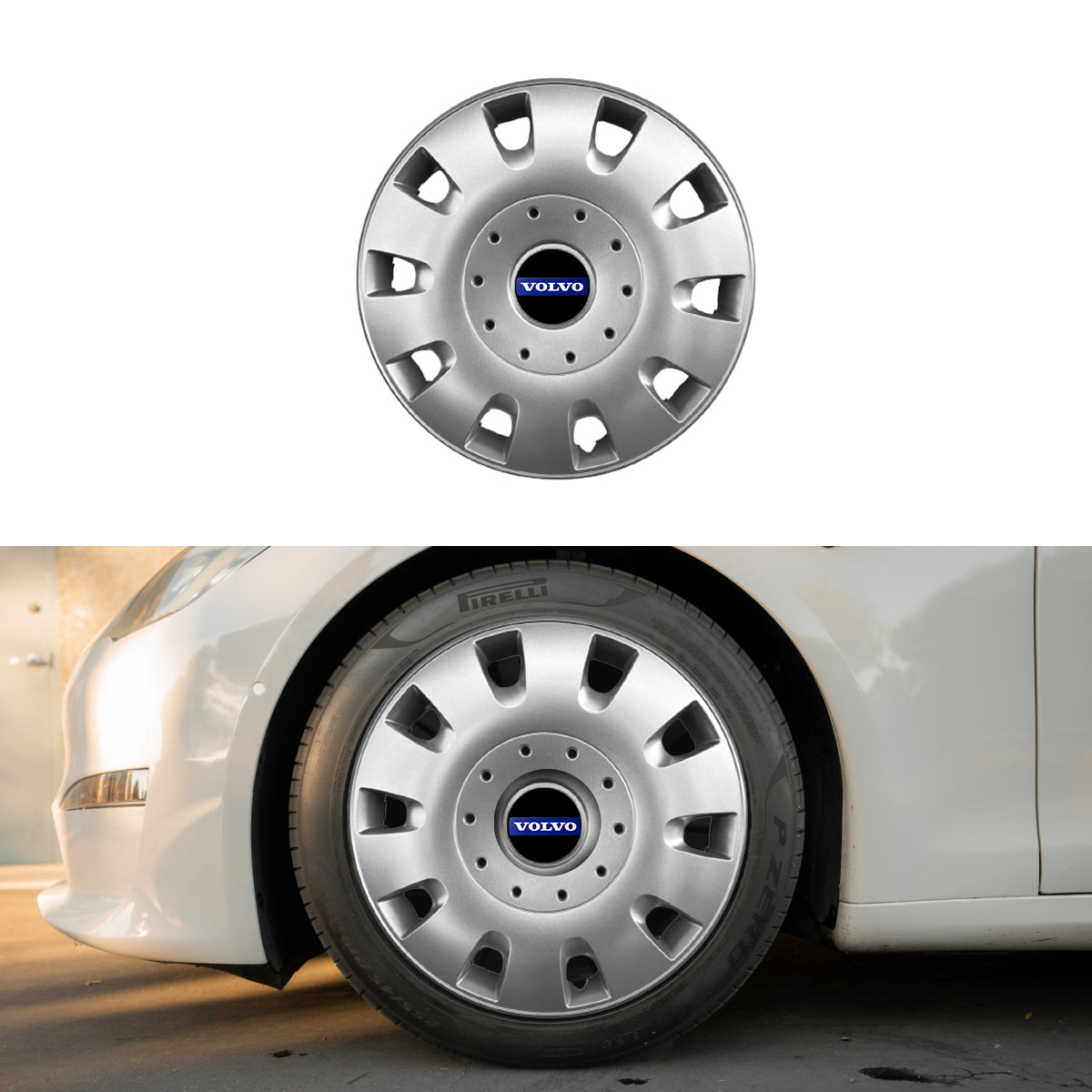 Set 4 capace roti potrivite jantelor de 15 inch compatibile VOLVO S40 ...
